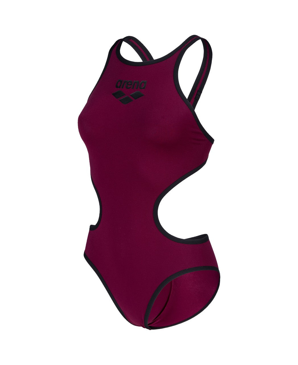 Arena W One Biglogo One Piece redfandango-black – PSLswimwear